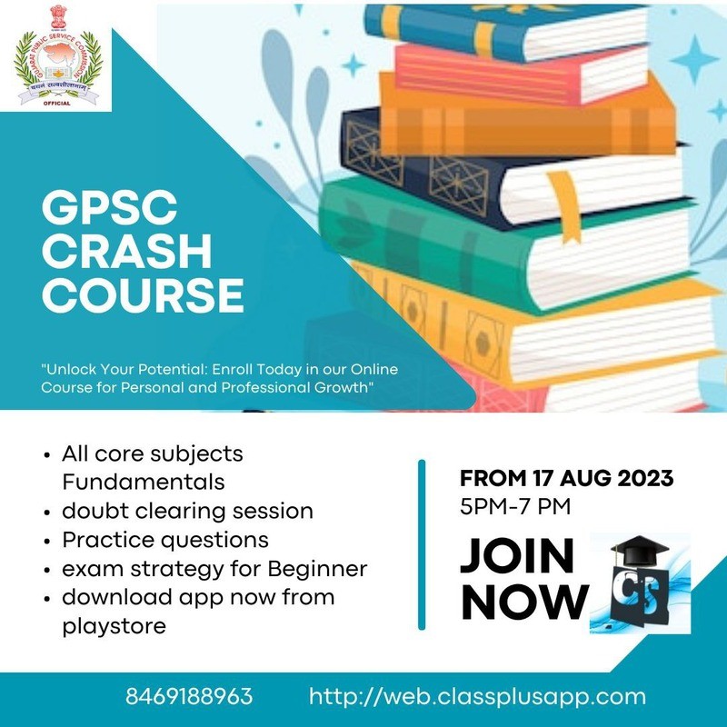 GPSC 2023 CRASH COURSE